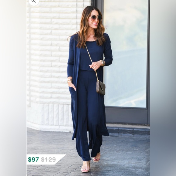 SexyModest | Pants & Jumpsuits | Brigette Briana Essential Travel Set Navy Sexymodest | Poshmark
